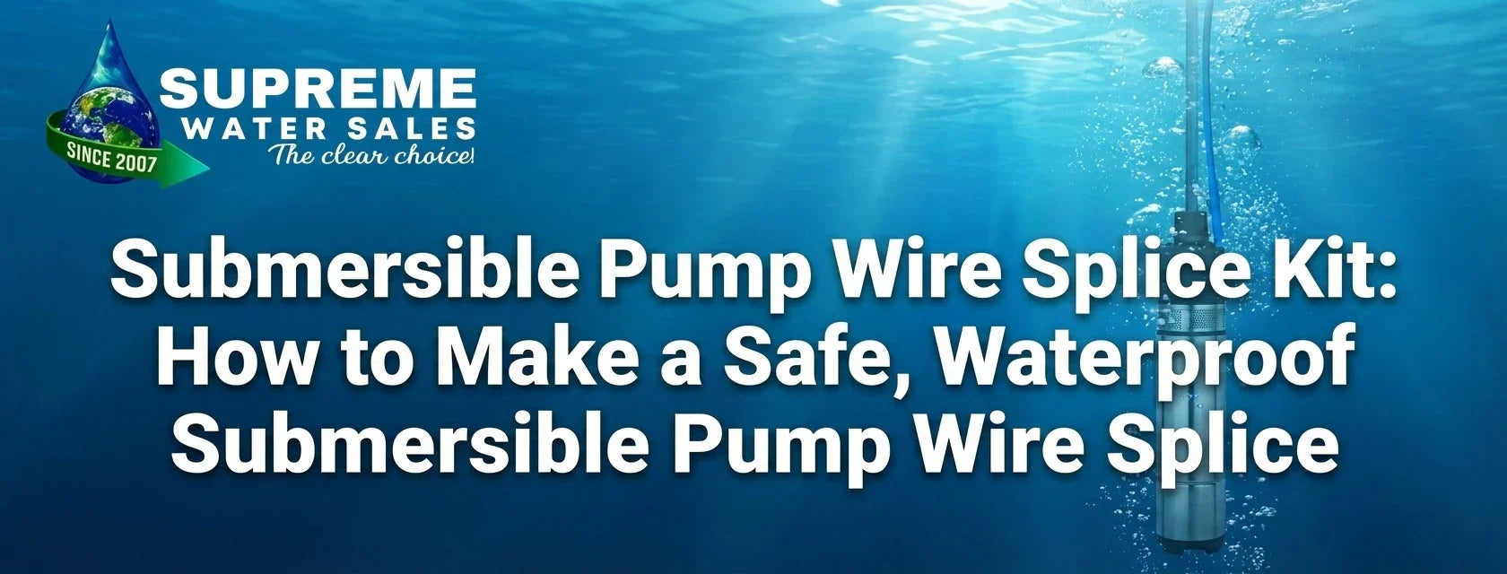 Submersible Pump Wire Splice Kit for Long-Lasting Splices
